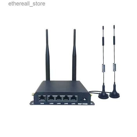 4G LTE CPE Tri Band Router With 300Mbps Speed Sim Card Slot 4 External Antennas And 4 LAN WAN