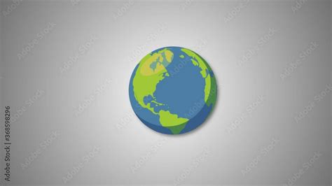 Earth Cartoon Animation Earth Rotation Rotation Of Earth Animation