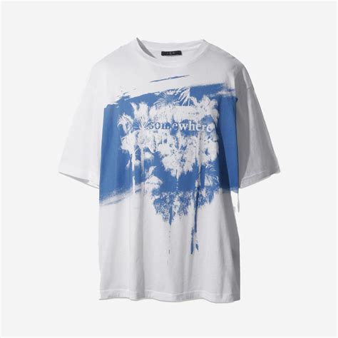 이로 자호 트로피칼 반팔 티셔츠 블루 Iro Kream