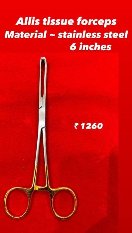 Manufacturer Of Tissue Forcep From Jalandhar Punjab By Golden