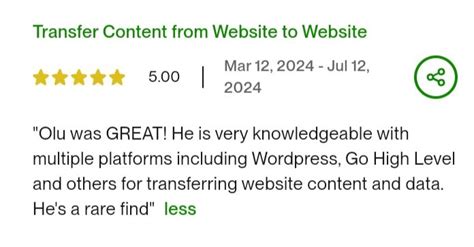 Oluwatosin Olufemi Ojo On Linkedin Webdesign Clientsuccess Upwork