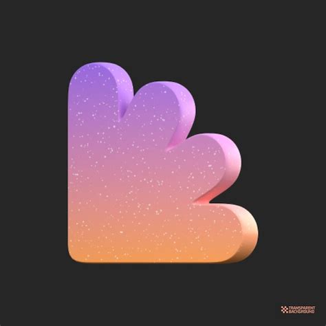 premium psd 3d rendering abstract gradient object art geometric shapes