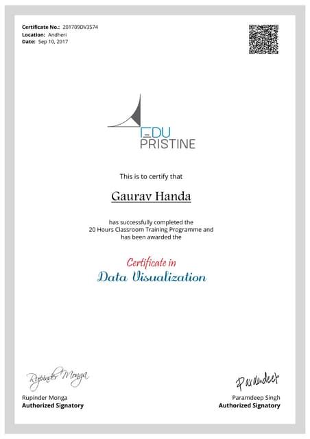 Gaurav Handa Data Visualization Pdf
