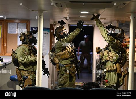 Members From The Coast Guard Maritime Security Response Team East