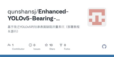 Enhanced Yolov5 Bearing Surface Defect Measurement997836308190f772ca4c1dd7b37f478awebp At Main