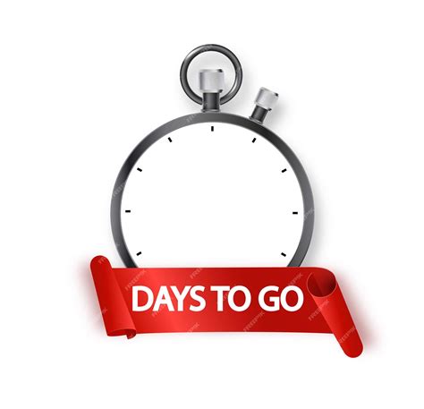 Premium Vector Days To Go Icon Set Countdown Of Days Remaining Offer Timer Sticker Limited To