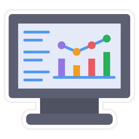 Premium Vector Analytics Icon