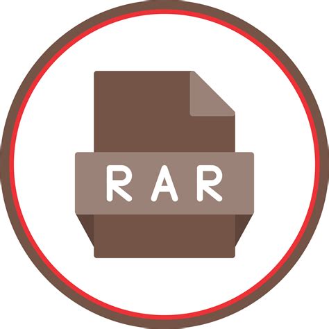Rar File Format Icon 15571245 Vector Art At Vecteezy