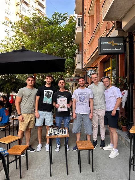 Chess Mkd Првиот турнир го одржавме минатата сабота во Micropubskopje и дружбата беше многу