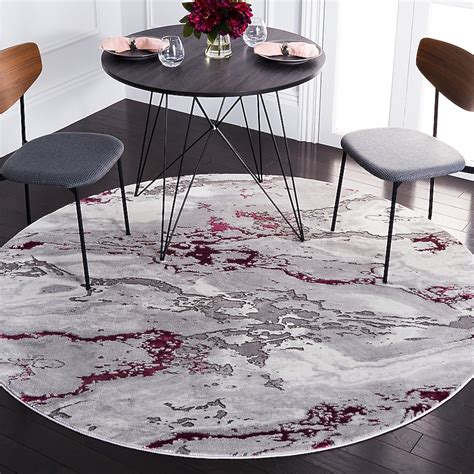 Safavieh Craft 860h Greywine 6ft 7in X 6ft 7in Round Rug In The Rugs