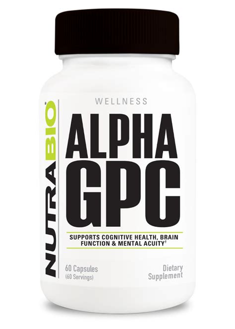 Nutrabio Nutrabio Alpha Gpc Superior Nutrition