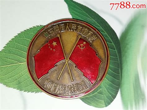 中苏两国人民友谊万岁（中国盲人福利会赠） 价格3888元 Se57811800 友好交流徽章 零售 7788收藏收藏热线
