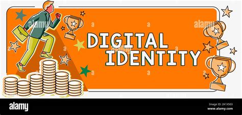 Writing Displaying Text Digital Identityinformation On Entity Used By Computer To Represent