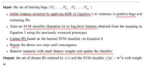 Summary Of The Proposed Iterative Framework For Instance Selection And