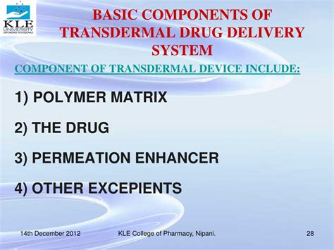 Ppt Transdermal Drug Delivery System Powerpoint Presentation Free