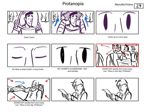 Marcello Frisina Protanopia Storyboards
