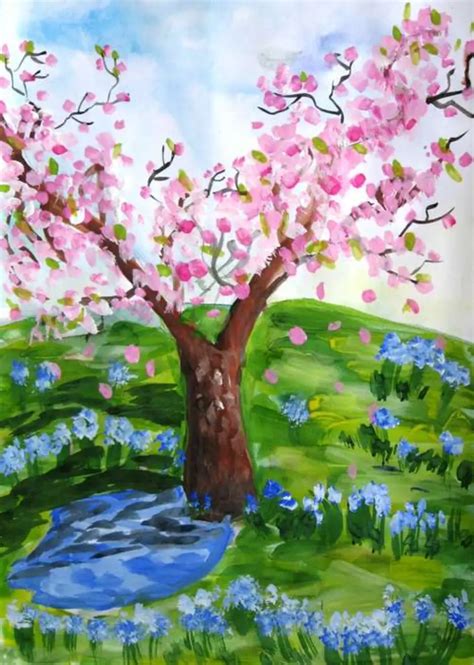 Как Нарисовать Весну 54 Фото