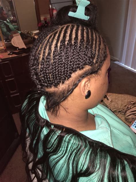 My Braid Pattern For Sew Ins Sew In Braid Pattern Sew In Braids