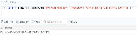 Date String Convert To Json Is Failing Dremio