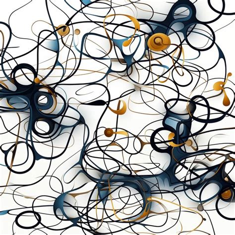 Premium AI Image Abstract Background Chaotic Structure Graphic