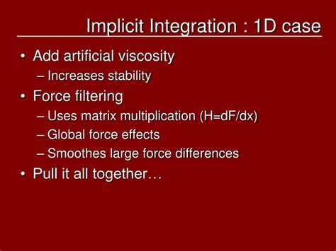 Ppt Implicit Methods Powerpoint Presentation Free Download Id316246