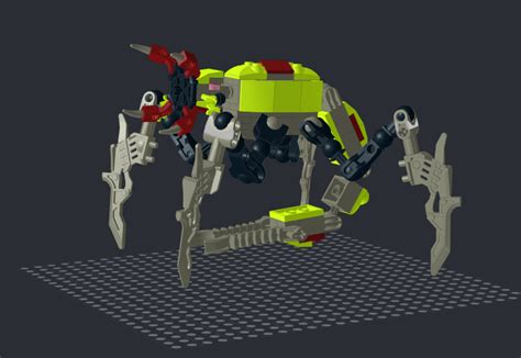 Lego Moc Xeno Insect Artillery Bug By Lukez31 Rebrickable Build With Lego