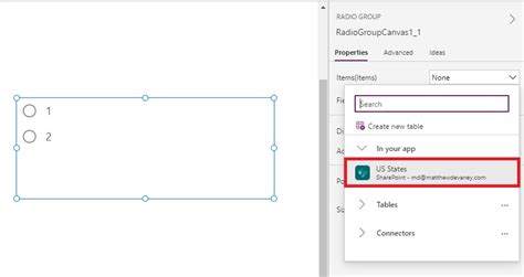 Power Apps Radio Group Modern Controls Matthew Devaney