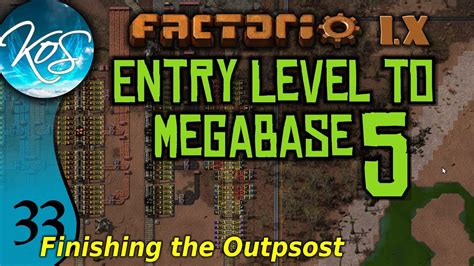 Factorio 1 X Entry Level To Megabase 5 33 Finishing Touches Guide Tutorial Youtube