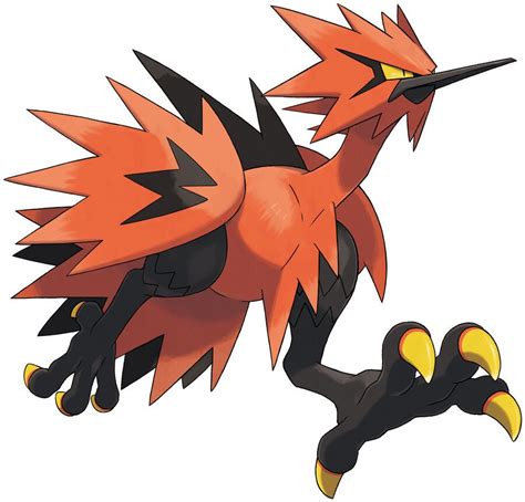 Galarian Zapdos Zapdos Pokemon Bird Pokemon Pokemon