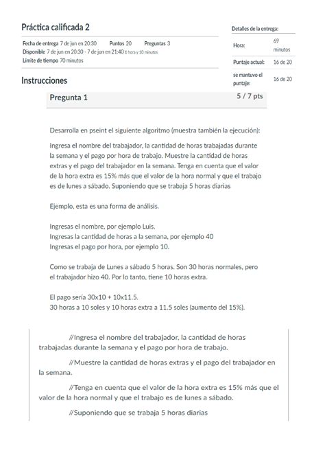 PC2 Principios De Algoritmos Studocu