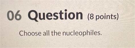 Solved 06 Question 8 Points Choose All The