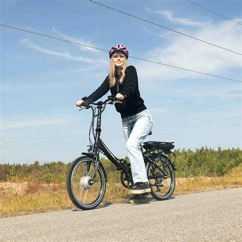 Folde Elcykel Med Ah Lithium Batteri Prisklog