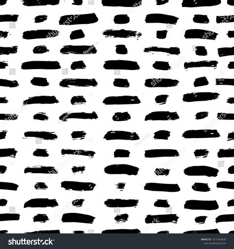 Ink Abstract Dotted Line Seamless Pattern Stock Vector Royalty Free 1011654430 Shutterstock