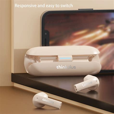 Lenovo Thinkplus Tw True Wireless Sports Headphones Mm Dual Driver Unit Hifi Stereo Sound