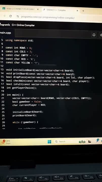 anil sahani on linkedin c connectfourgame internship gamdevelopment