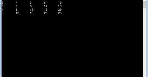 40 Program That Uses Nested For Loops To Display Multiplication Table