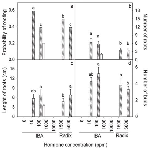 Probability Of Rooting A Number Of Produced Roots B Length Of Download Scientific Diagram