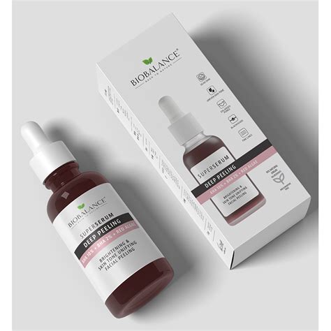 Серум Super за дълбоко ексфолиране Bio Balance с Aha 10 Bha 2 екстракт от червени