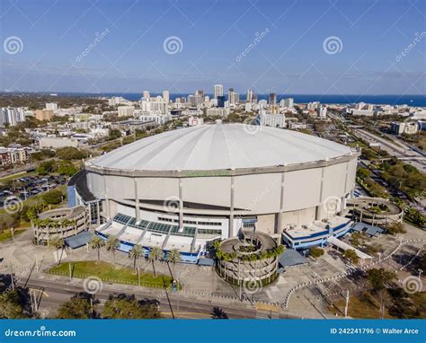 Aerial View Of Tropicana Field Editorial Photo Image Of Tampa Major