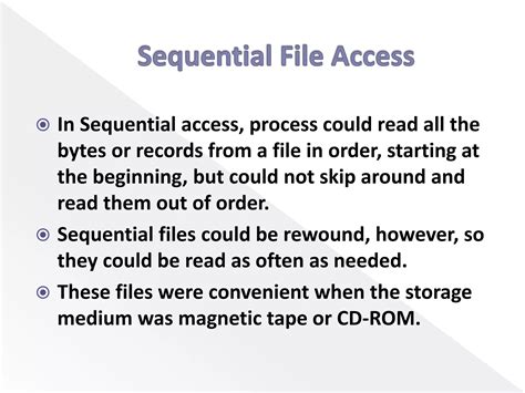 File Management File Concept Access Methods File Types And File Operation Pptx