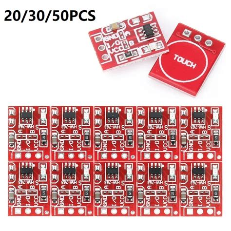 PCS LOT NEW TTP Touch Button Module Capacitor Type Single Channel Self Locking Touch
