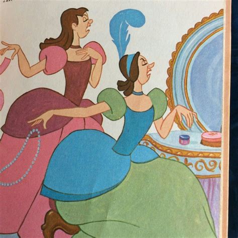 Cinderellas Stepsisters Disney Concept Art Cinderella Book