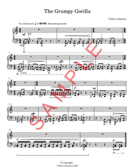 The Grumpy Gorilla Colleen Athparia