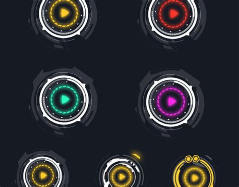 Sci Fi Game Ui On Behance Sci Fi Game Ui On Behance