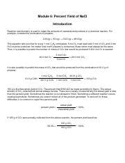 Understanding Percent Yield Predicting And Calculating The Course Hero