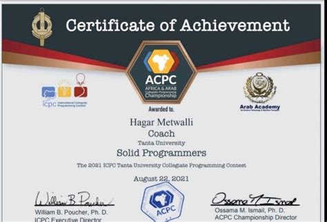 Programming Acpc Hagar Metwally