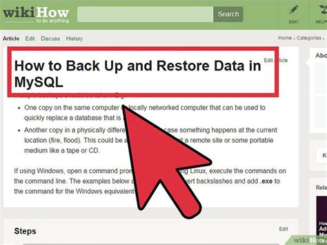 comment créer une base de données mysql 12 étapes