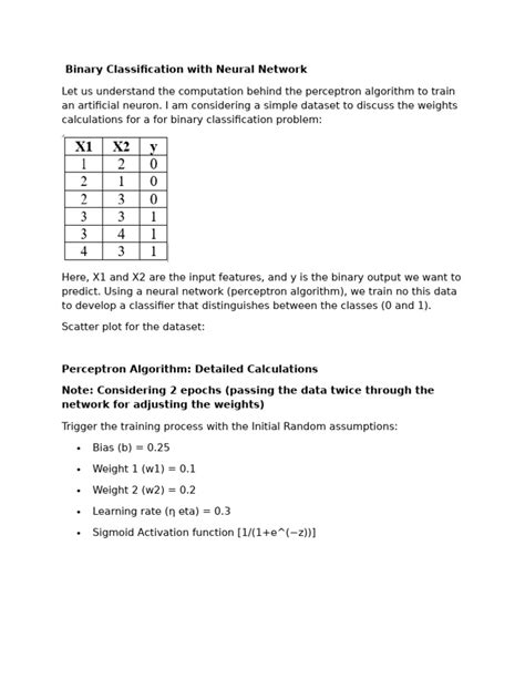 Binary Classification With Neural Network Pdf Statistical Classification Accuracy And