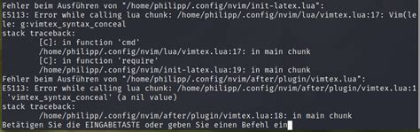 Verändern von Plugin Variablen in Neovim in der init lua Software