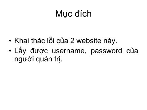 Sql Injection Demo It